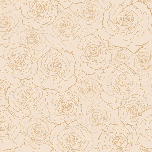 Priory Square - Steeping Awakening - Metallic - American Fat Quarter ...