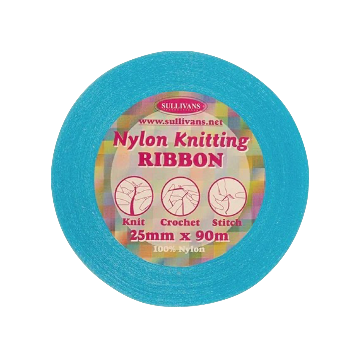 Nylon Knitting Ribbon - Aqua – The Patchwork Pear